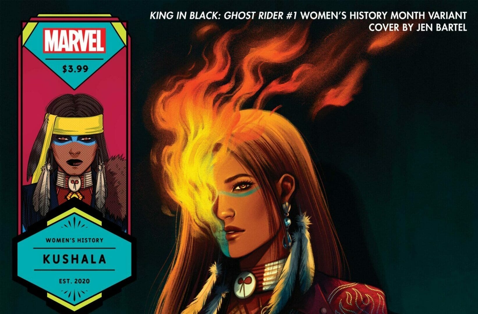 JEN BARTEL WOMEN'S HISTORY MONTH COVERS SPOTLIGHT SPIDER-WOMAN, BLACK ...